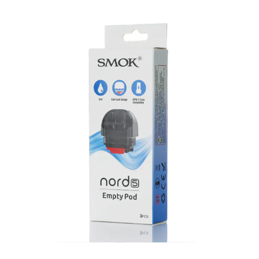 SMOK Nord 5 Empty Pod (3 Pack) - Vape Store Delivery