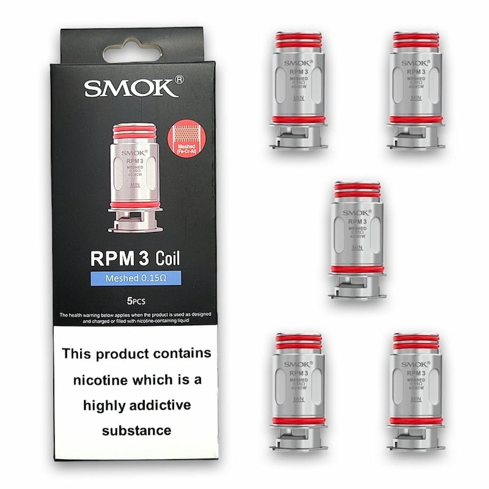SMOK RPM 3 Coil Meshed 0.15ohm 5 pcs - Vape Store Delivery