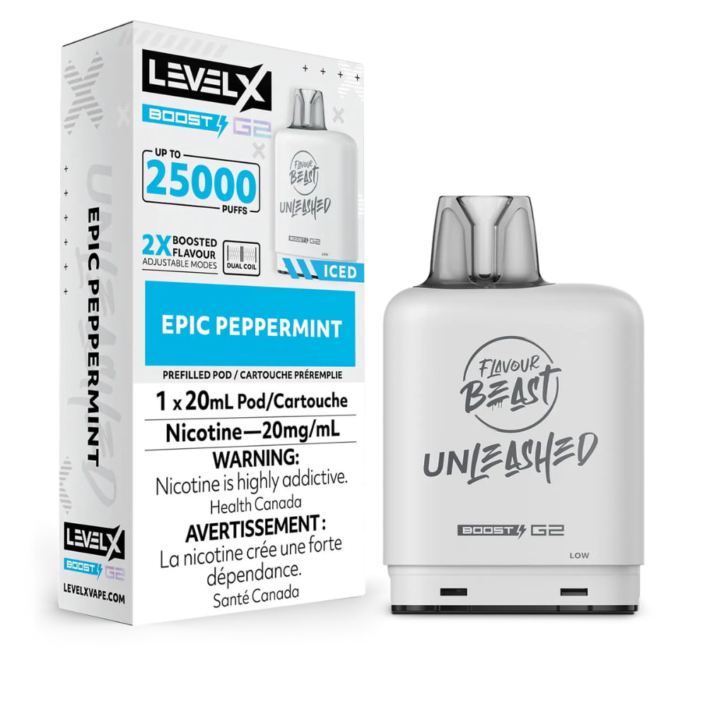 Level X Flavour Beast Unleashed Boost G2 - Epic Peppermint - Vape Store ...