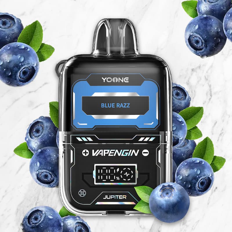 Yoone Vapengin Prefilled Pod Blue Razz 16mL 20mg 8000 Puffs - Vape ...