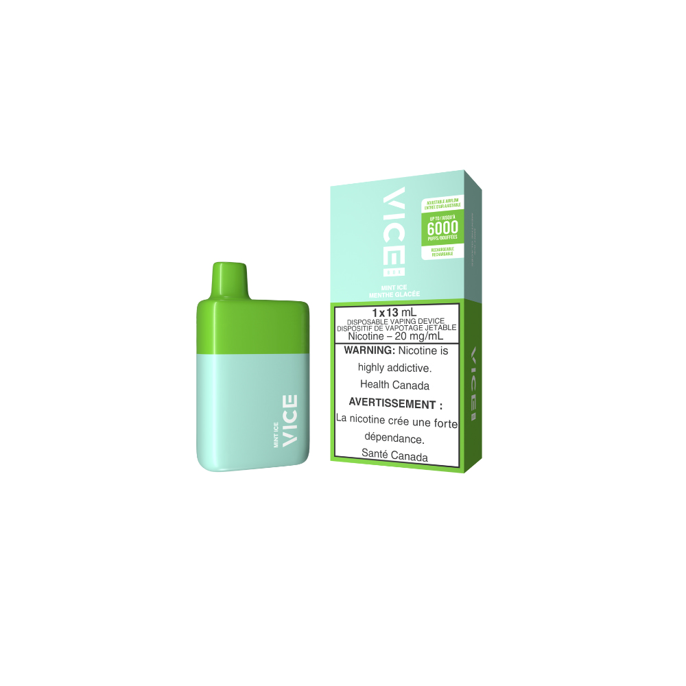 VICE Mint Ice 13mL 6000 Puffs 20mg - Vape Store Delivery