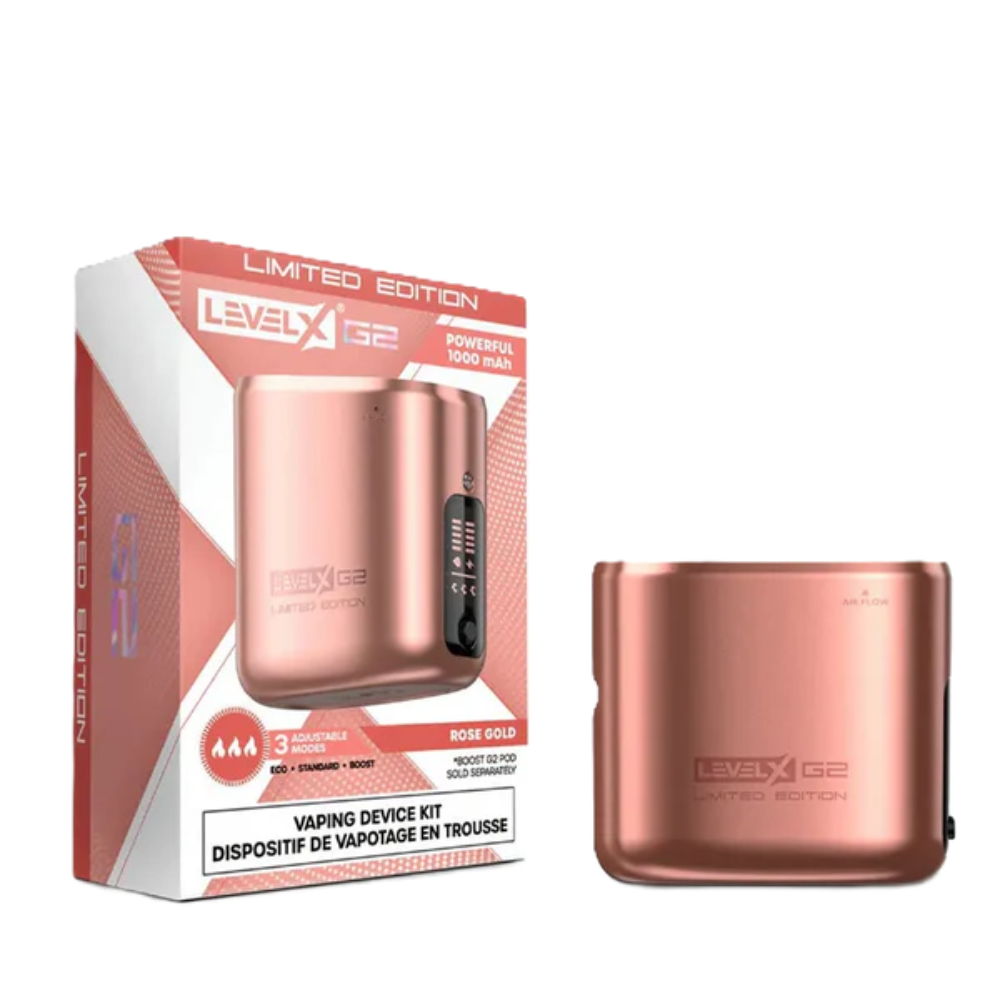 Level X G2 1000mAh Battery Rose Gold - Vape Store Delivery
