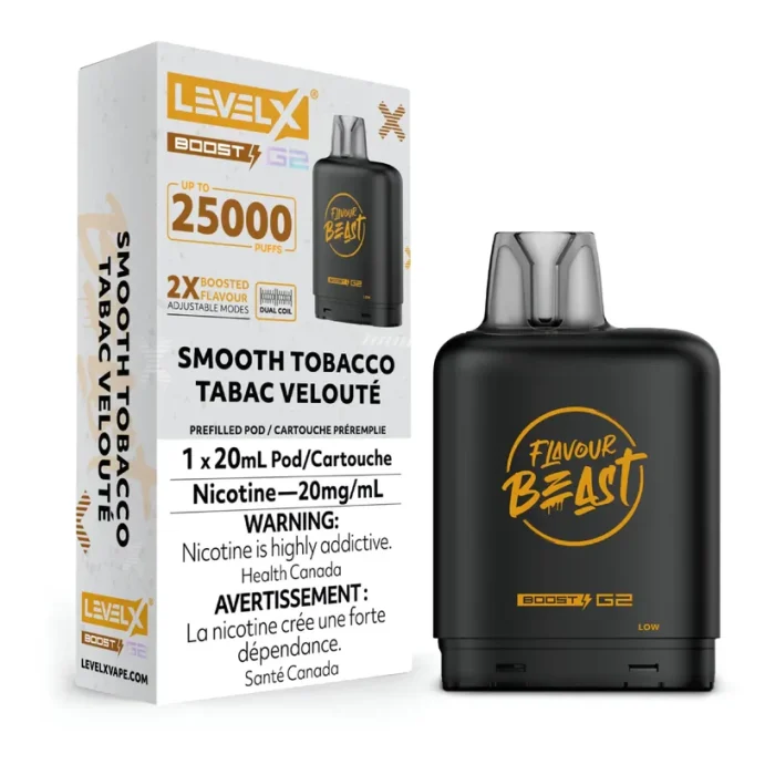 Level X Flavour Beast Unleashed Boost G2 - Smooth Tobacco - Vape Store ...