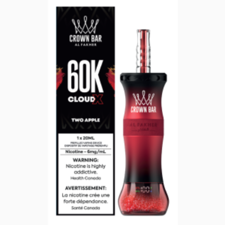 Al Fakher Crown Bar Cloud X 60k Disposable Vape - Vape Store Delivery